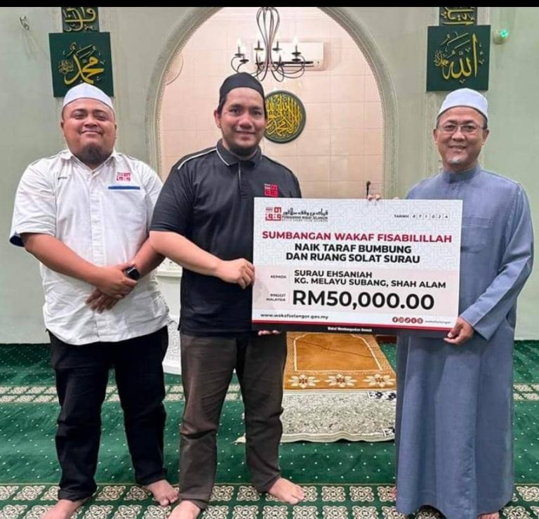 PWS | “ANDA WAKAF KAMI AGIH” -PWS Terus Menyalurkan Sumbangan Wakaf Kepada Institusi Agama ...